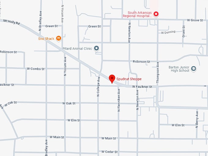 16 spudnut shoppe map