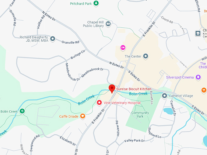 16 sunrise biscuit kitchen map