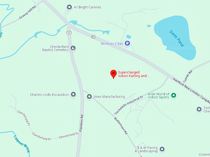 16 supercharged indoor karting and axe throwing map