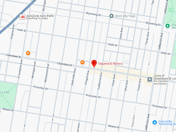 16 taqueria el bronco map