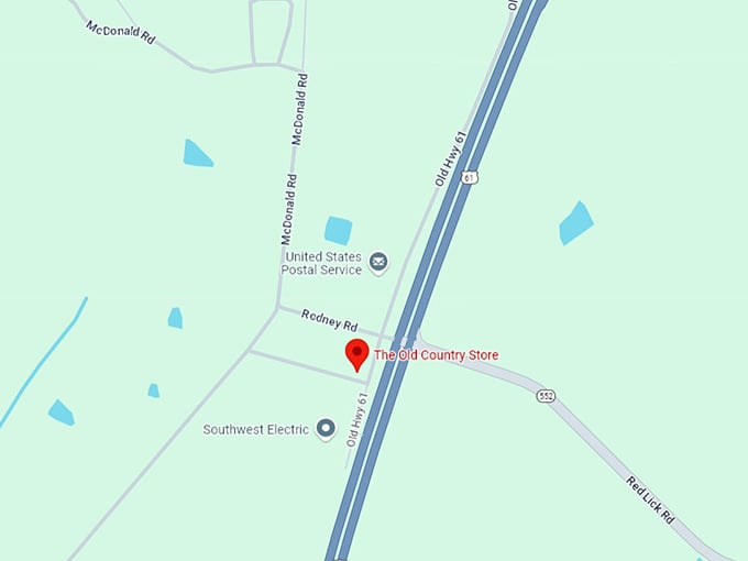 16 the old country store map