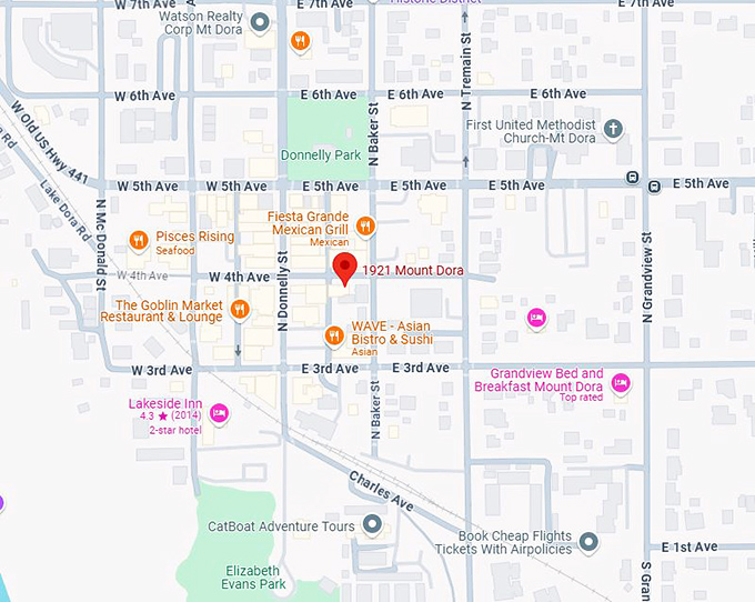 16. 1921 mount dora map