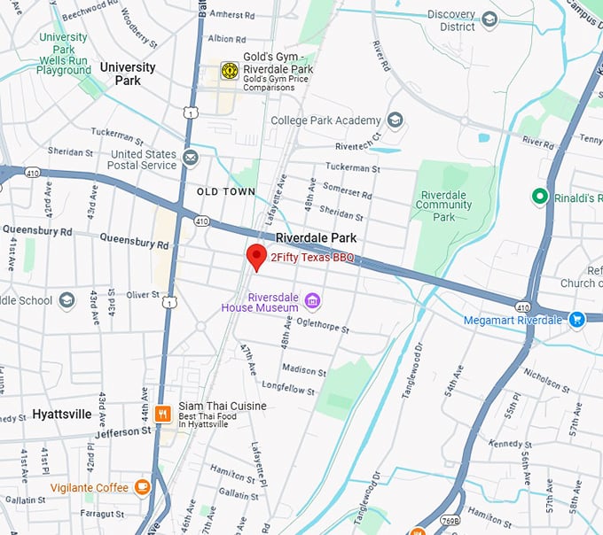 16. 2fifty texas bbq map