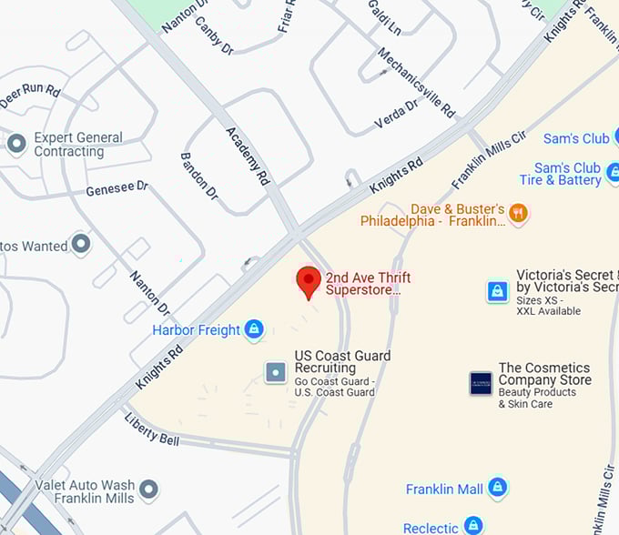 16. 2nd ave thrift superstore philadelphia, pa map