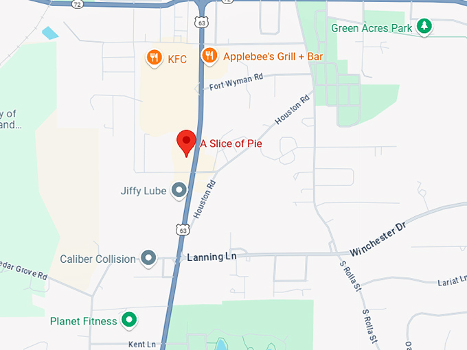 16. a slice of pie map