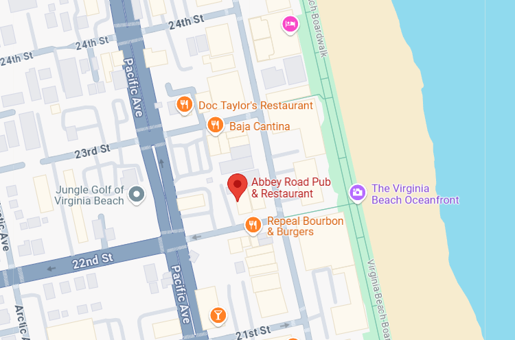 16. abbey road pub & restaurant map