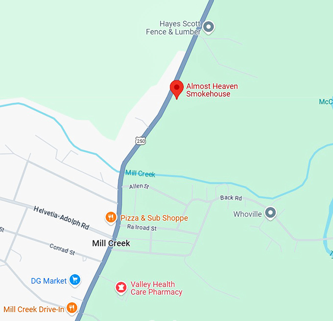 16. almost heaven smokehouse map