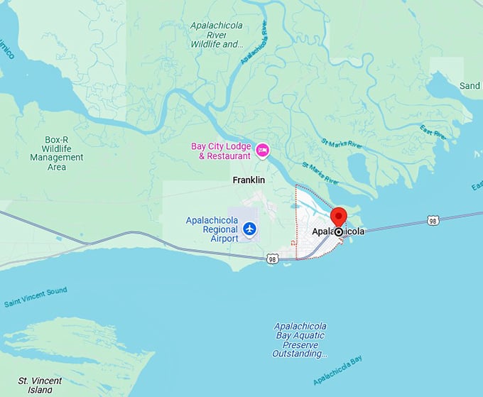 16. apalachicola map