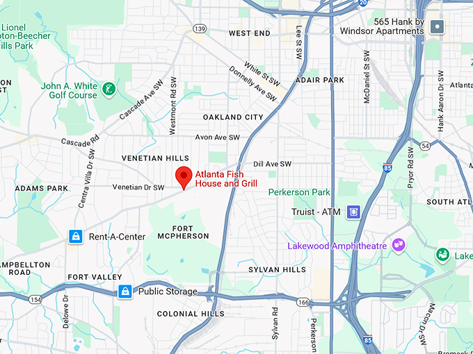 16. atlanta fish house and grill map