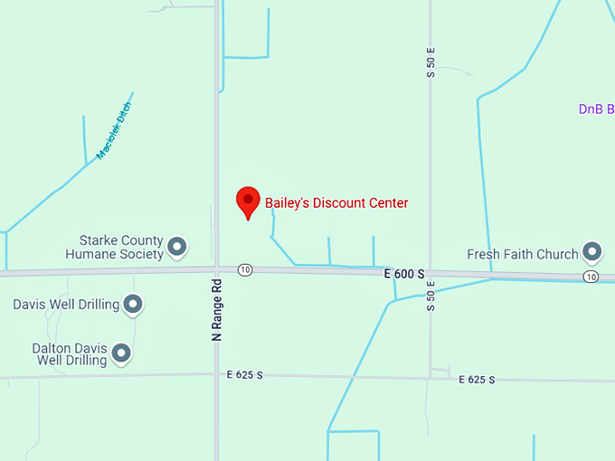 16. bailey's discount center map