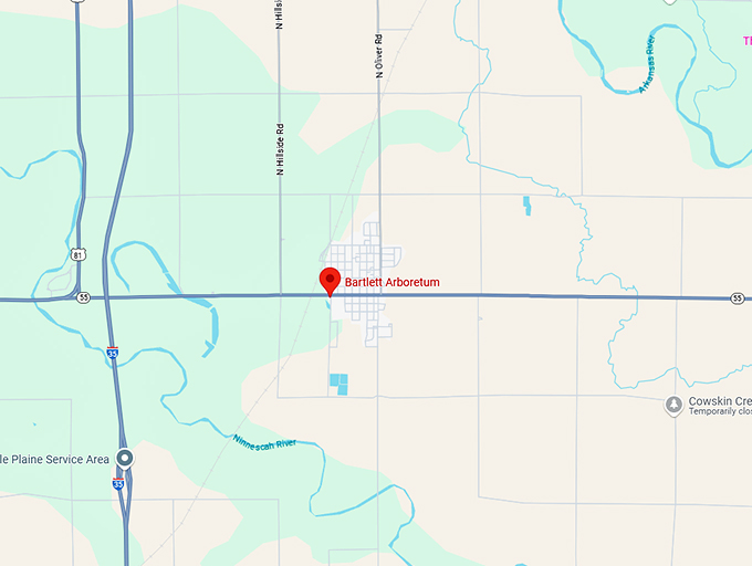 16. bartlett arboretum map