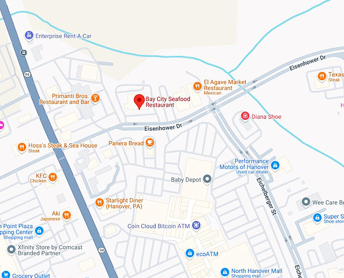 16. bay city seafood restaurant map