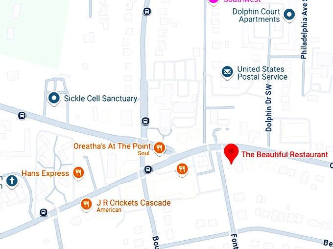 16. beautiful restaurant map