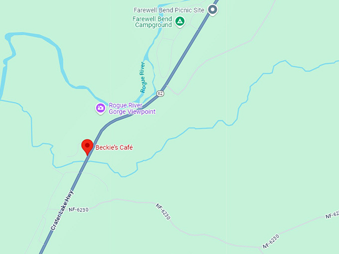 16. beckie&rsquo;s caf&eacute; map