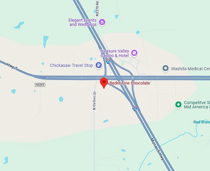 16. bedr&eacute; fine chocolate map