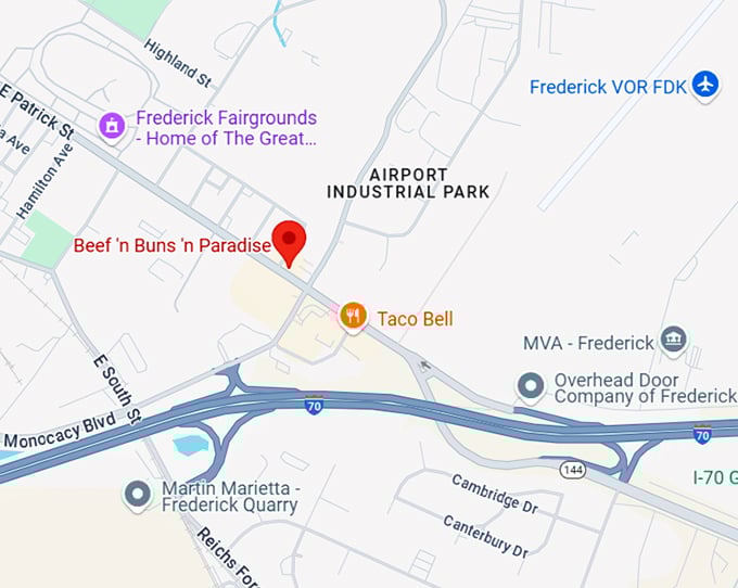 16. beef 'n buns 'n paradise map