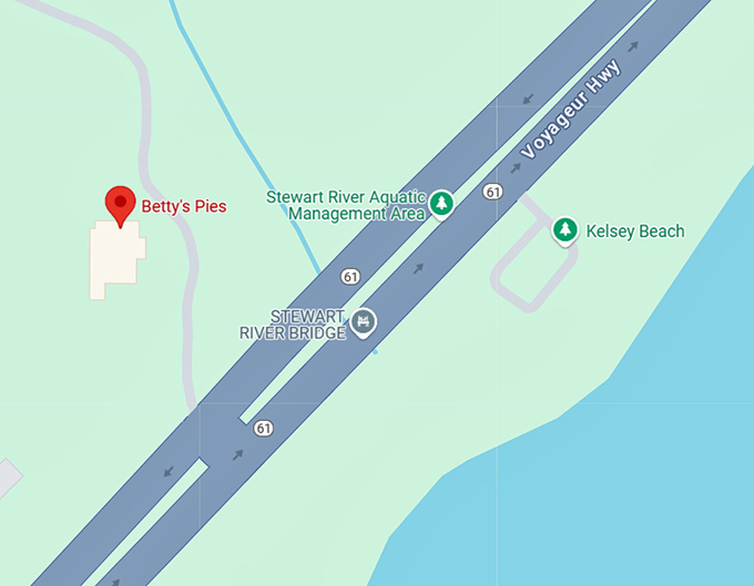 16. betty's pies map