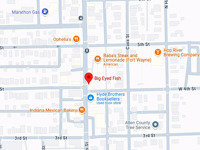 16. big eyed fish map
