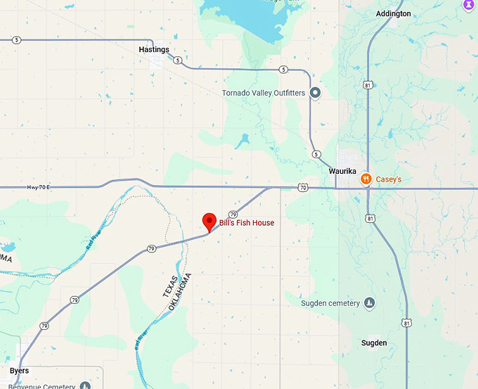 16. bill's fish house map