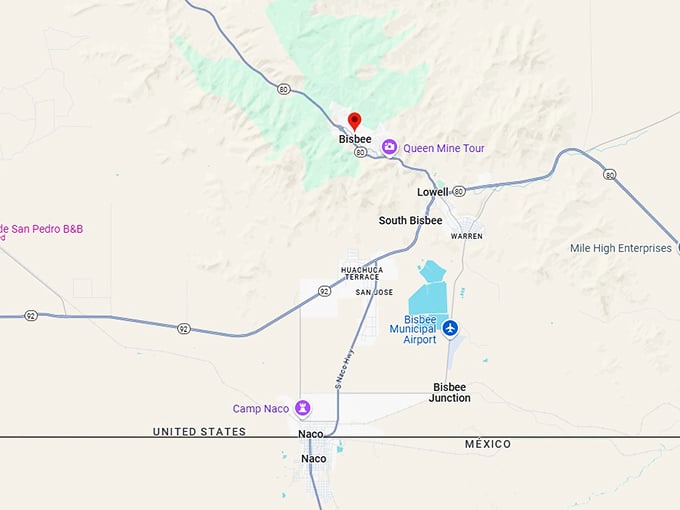 16. bisbee map