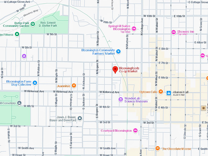 16. bloomingfoods co op market map