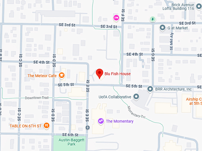 16. blu fish house map