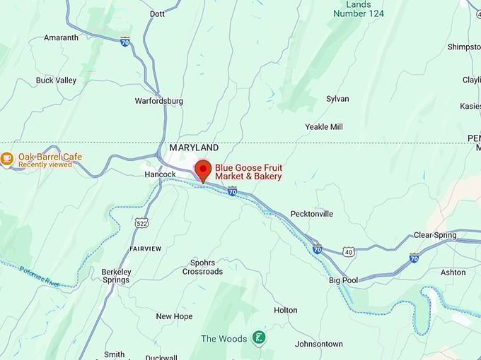 16. blue goose fruit market & bakery map