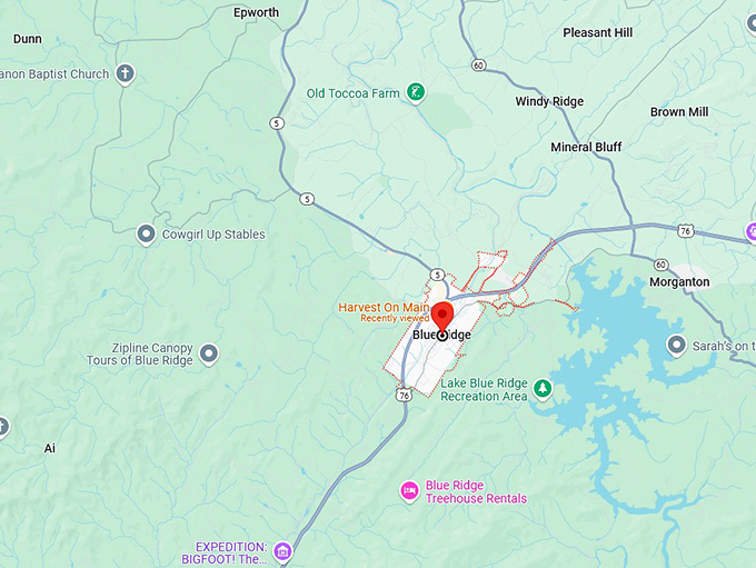 16. blue ridge map