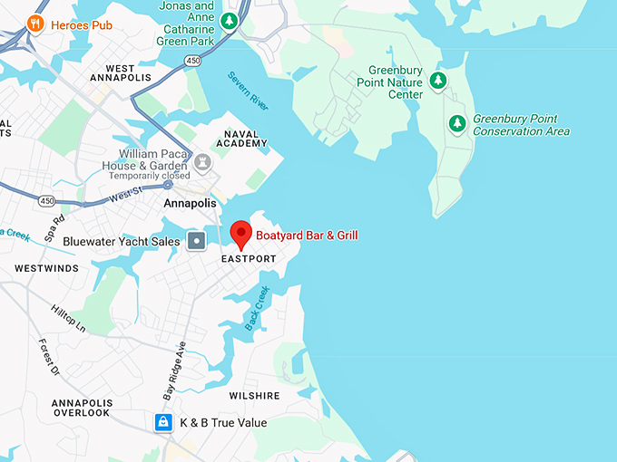 16. boatyard bar & grill map