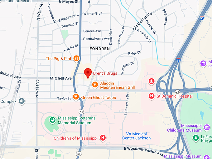 16. brent's drugs map
