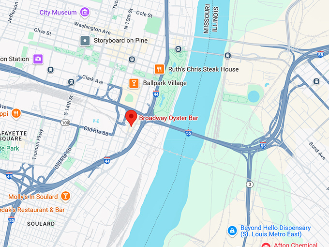 16. broadway oyster bar map