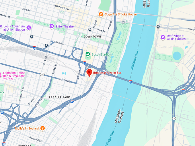 16. broadway oyster bar map