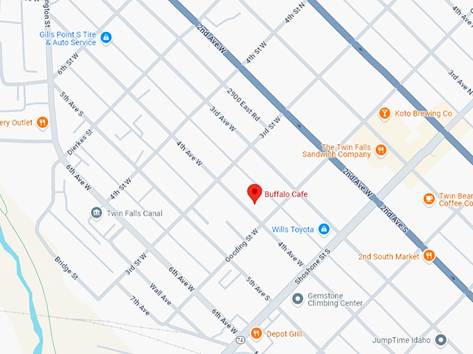 16. buffalo cafe map