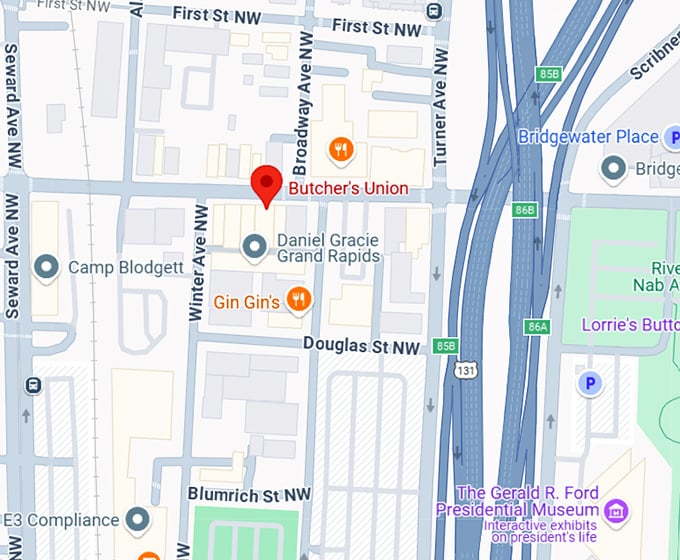 16. butcher's union map