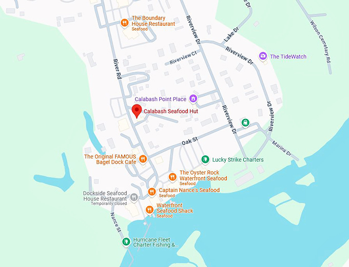 16. calabash seafood hut map