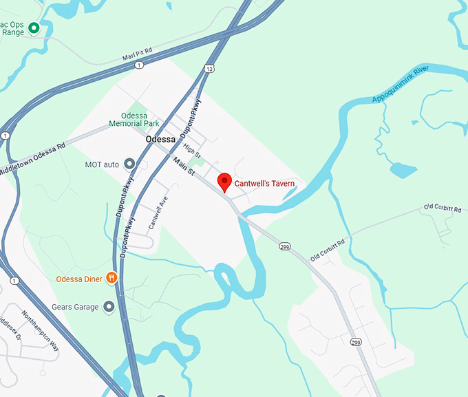 16. cantwell's tavern map