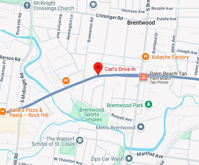 16. carl&rsquo;s drive in map