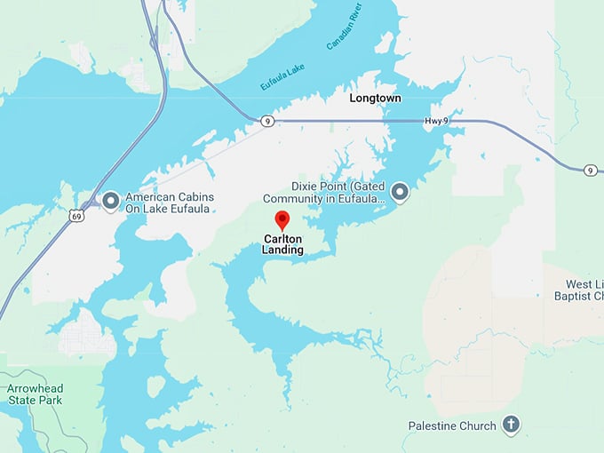 16. carlton landing map