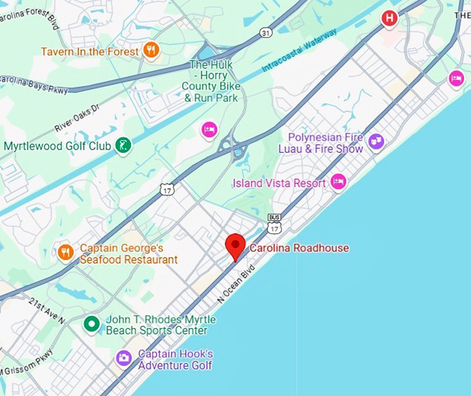 16. carolina roadhouse map