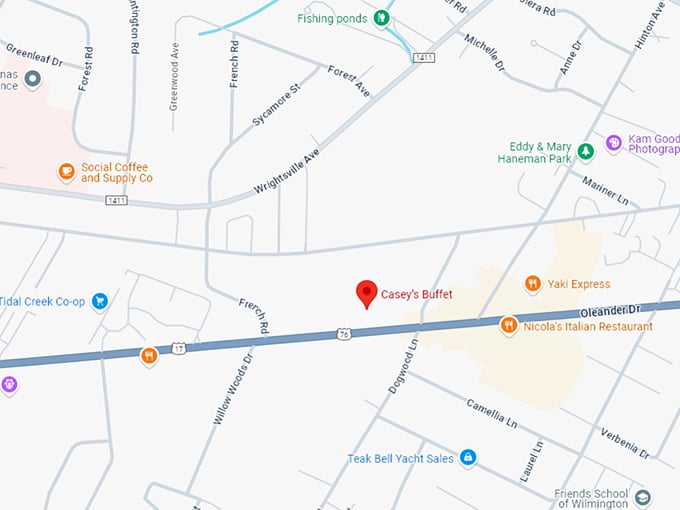 16. casey's buffet map