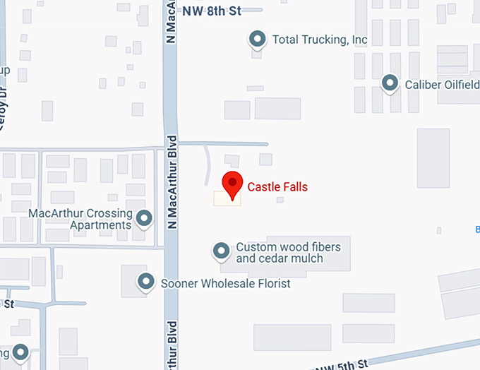 16. castle falls map