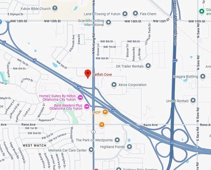 16. catfish cove map
