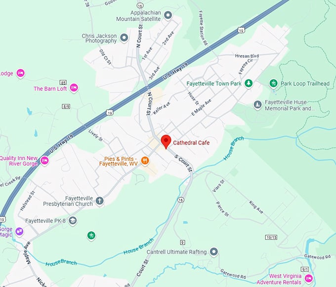 16. cathedral cafe map