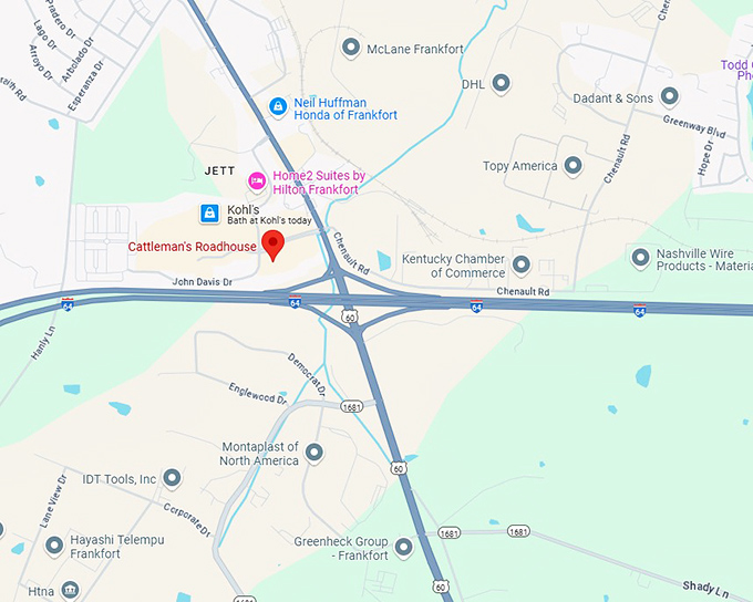 16. cattleman's roadhouse map