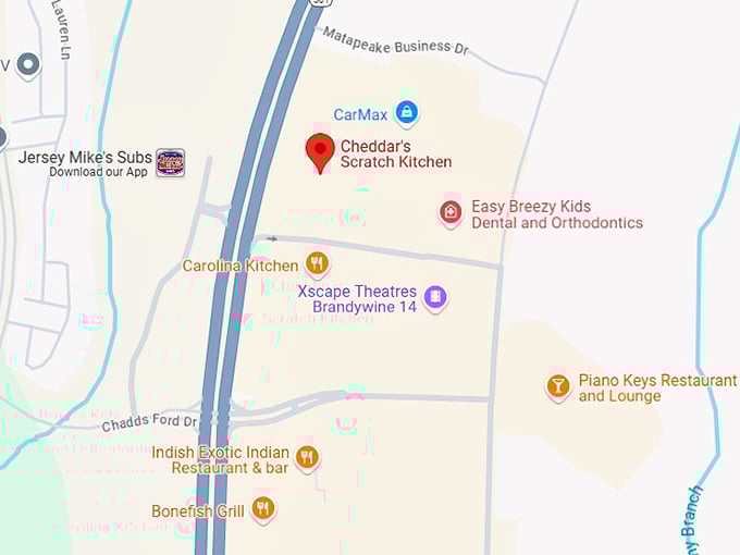 16. cheddar's scratch kitchen map