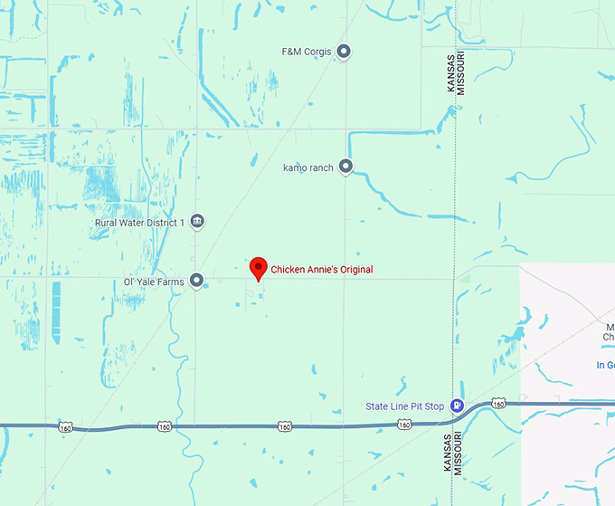 16. chicken annie's original map