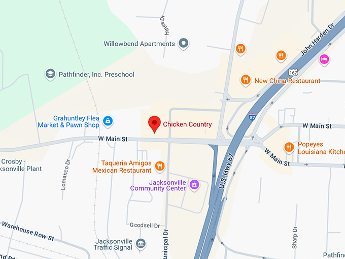 16. chicken country map