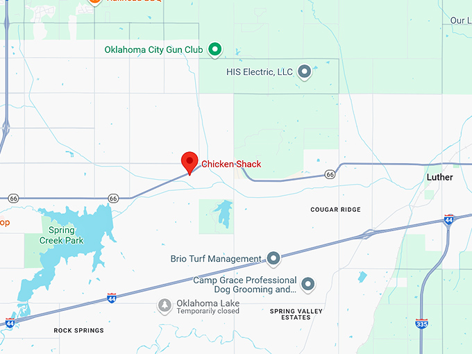 16. chicken shack map