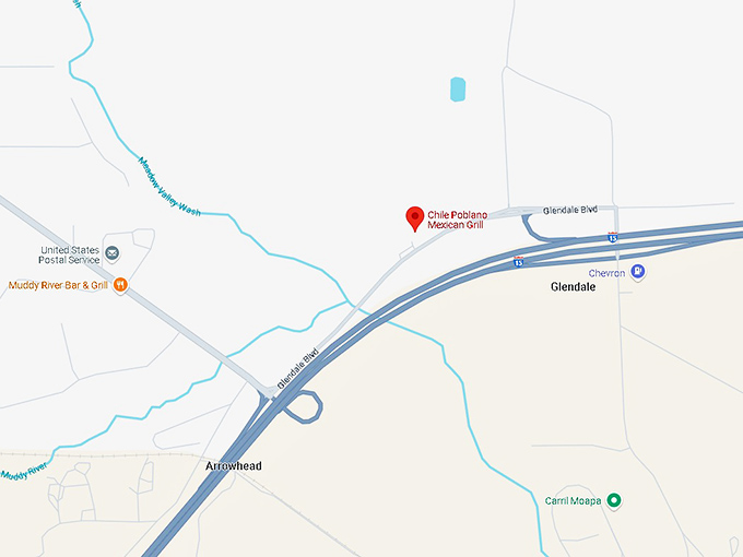 16. chile poblano mexican grill map