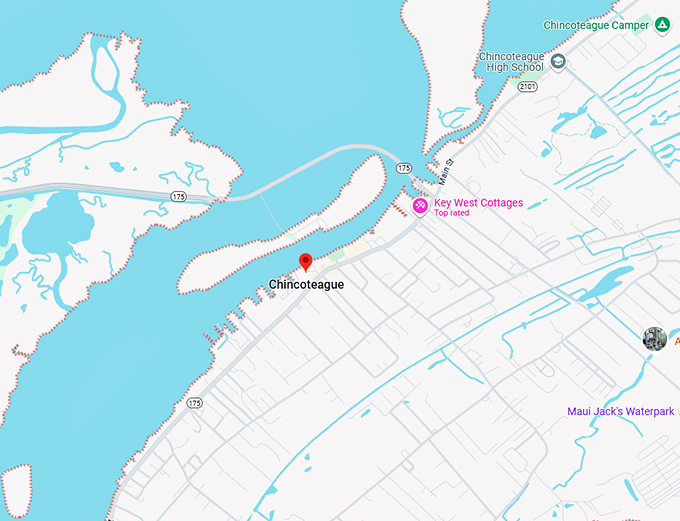 16. chincoteague map